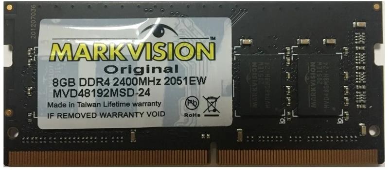MEMORIA DDR4 SODIMM 8GB 2400 MARKVISION 1.20V BULK